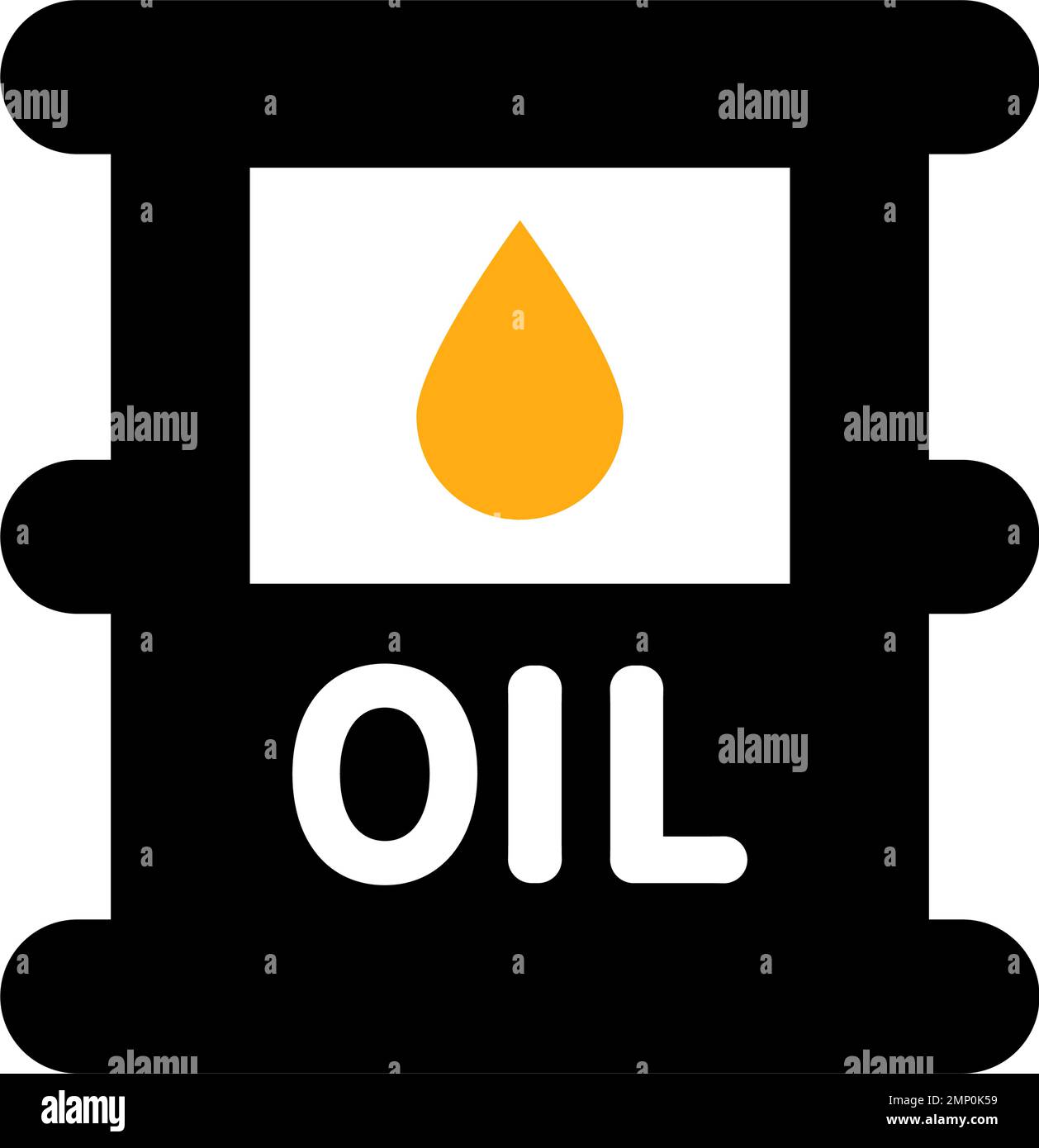Oil drum icon. Oil and kerosene. Crude oil. Editable vector Stock ...