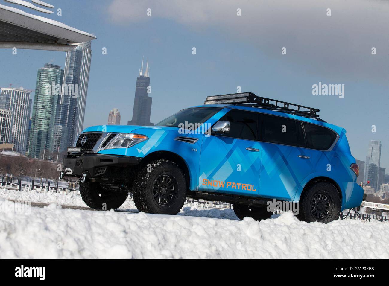 Nissan takes over Chicago with snow-ready vehicles. Dubbed the "370Zki ...