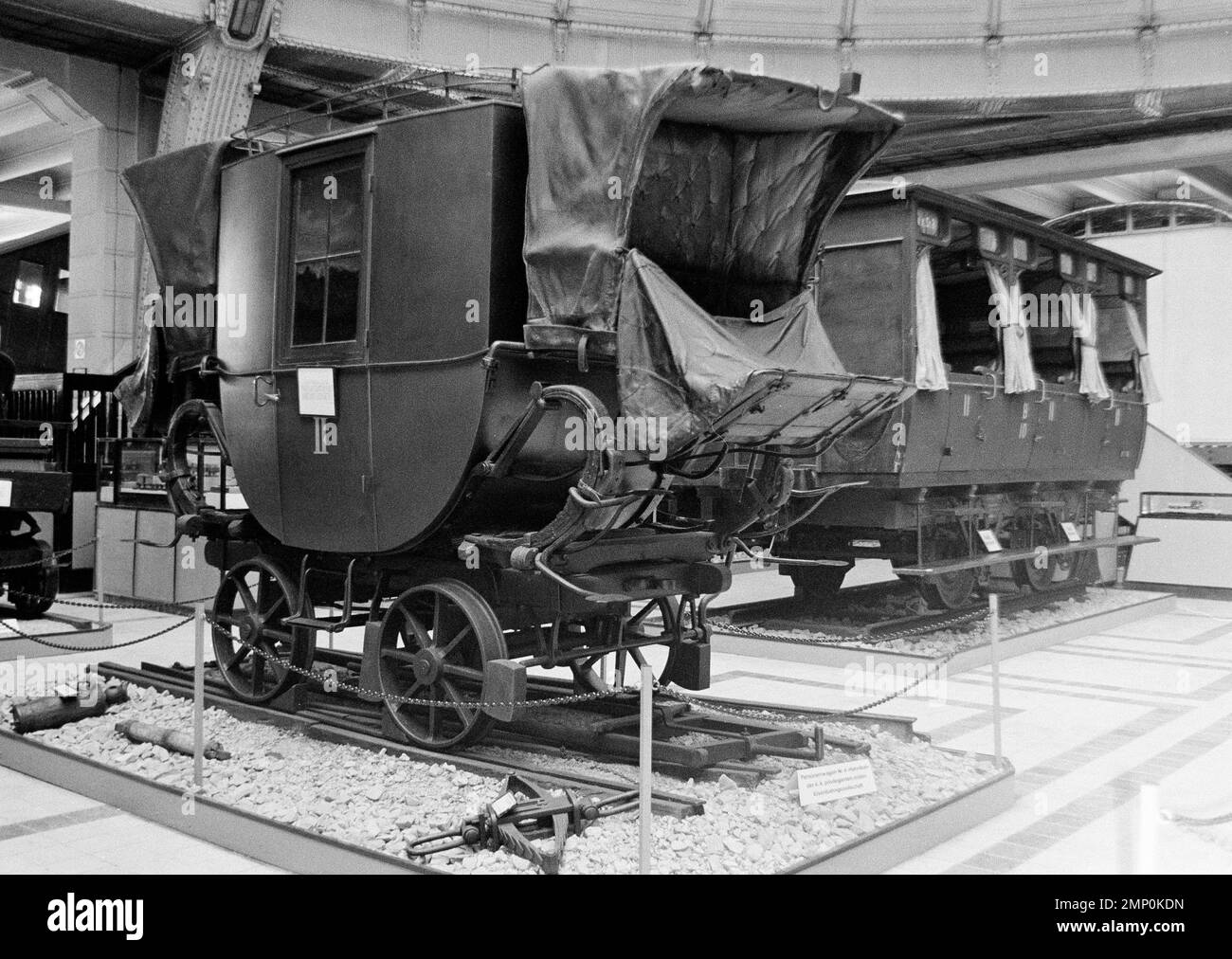 The Hannibal carriage, a second class compartment of the Linz-Budweis ...