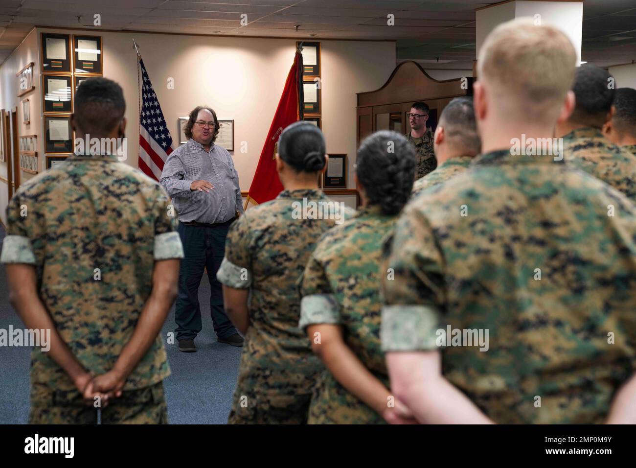 Stuart H. Talkofsky, retiring 1st Marine Corps District marketing ...