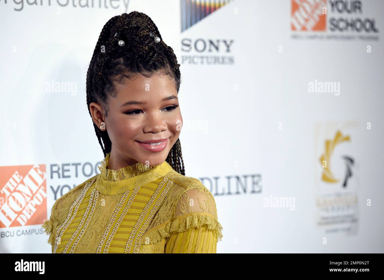 Actress Storm Reid poses at the 9th Annual African American Film ...