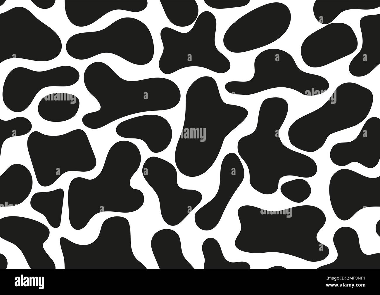 Dalmatian seamless pattern cow animal print with skin spot texture Stock Vector Image & Art - Alamy