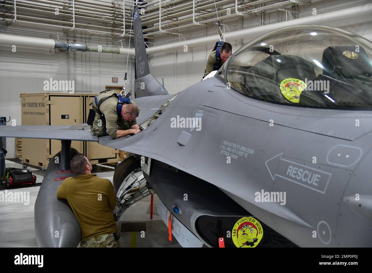 Aircraft Armament Systems specialists assigned to the 148th Fighter ...