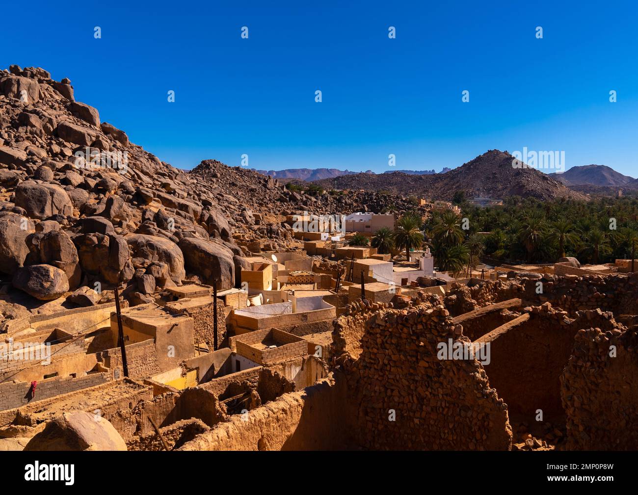 Ksar Zelouaz old town, North Africa, Djanet, Algeria Stock Photo - Alamy
