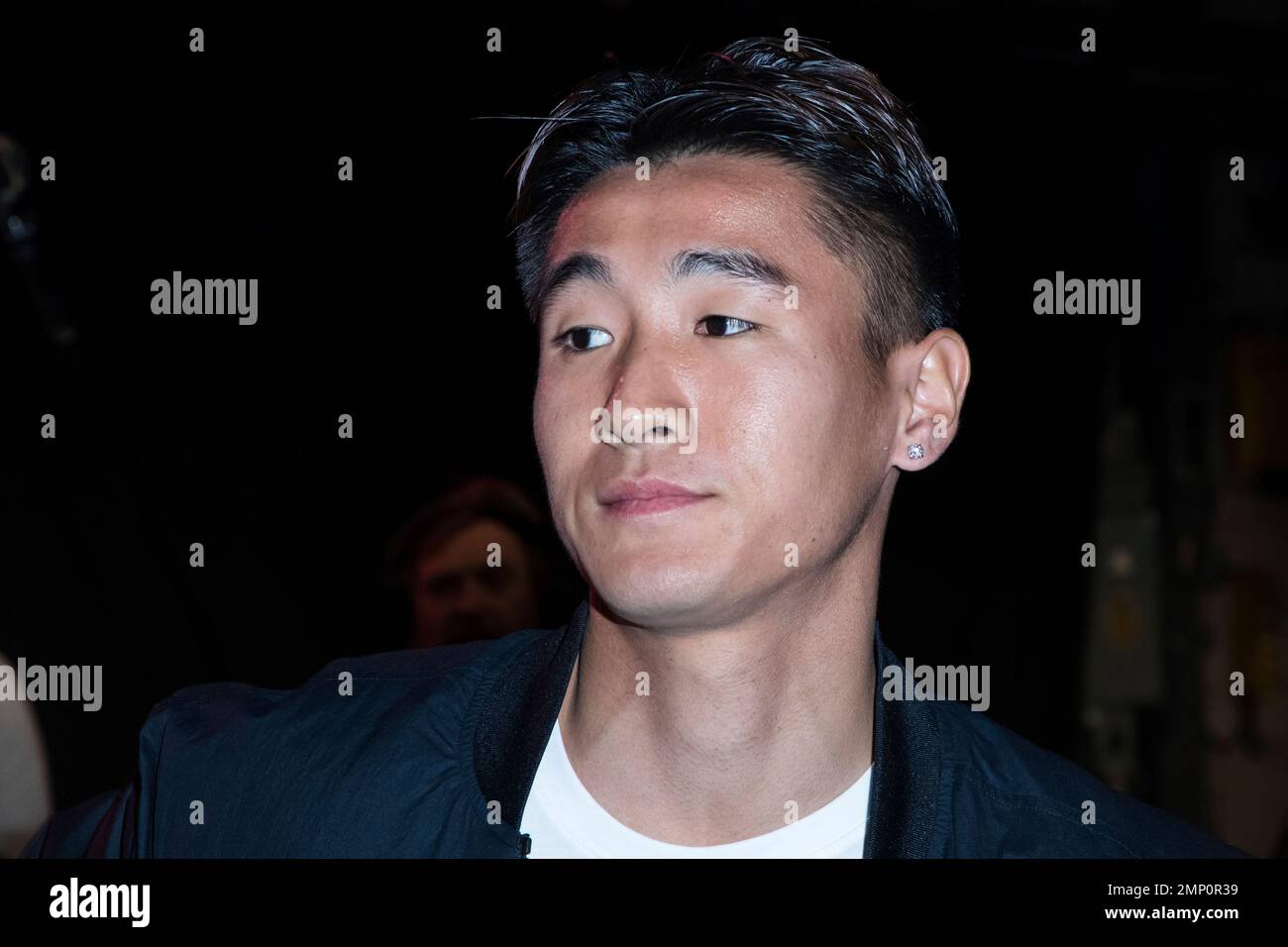 Wei Shihao poses for photographers upon arrival at the Nike Celebrates ...