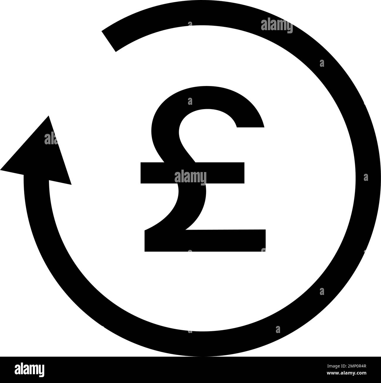 British pound exchange icon. Editable vector Stock Vector Image & Art ...