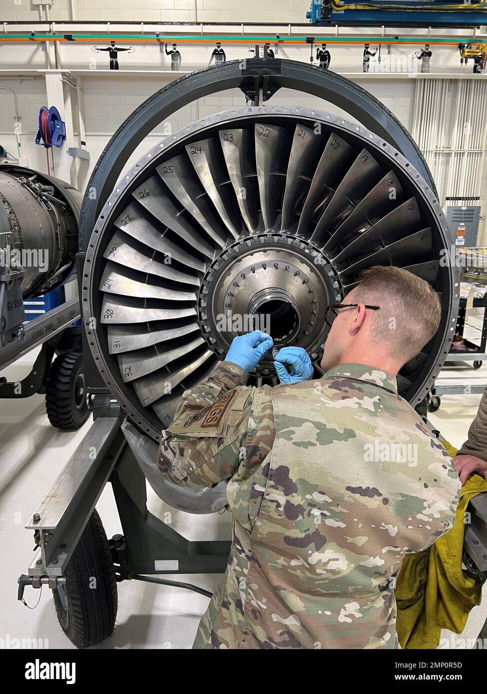 An Aerospace Propulsion specialist assigned to the 148th Fighter Wing ...
