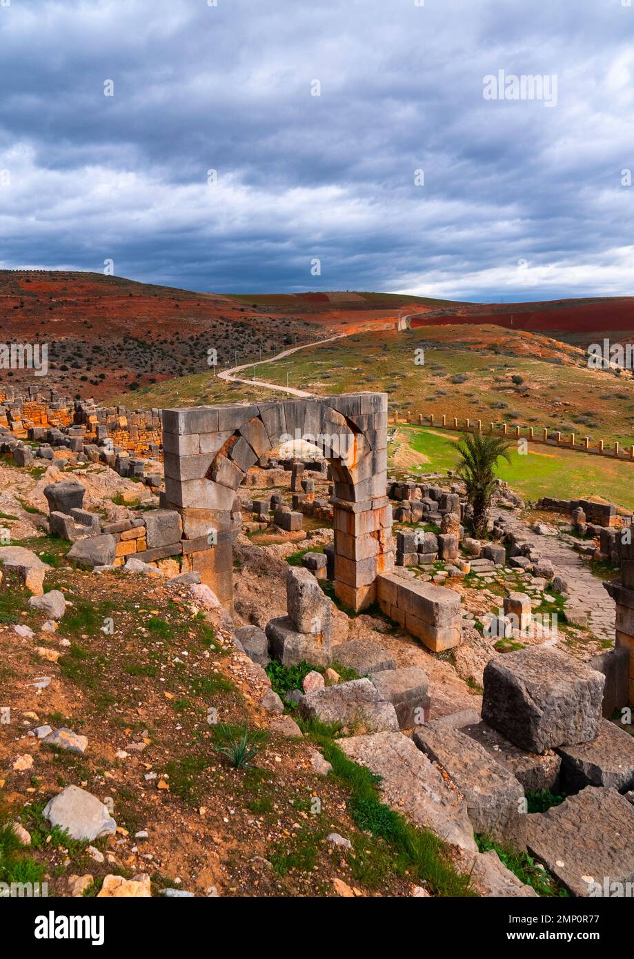 Tiddis Roman Ruins, North Africa, Bni Hamden, Algeria Stock Photo - Alamy
