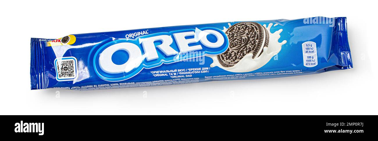 Anapa, Russia - December 10. 2022: A package of Oreiginal Oreo ...