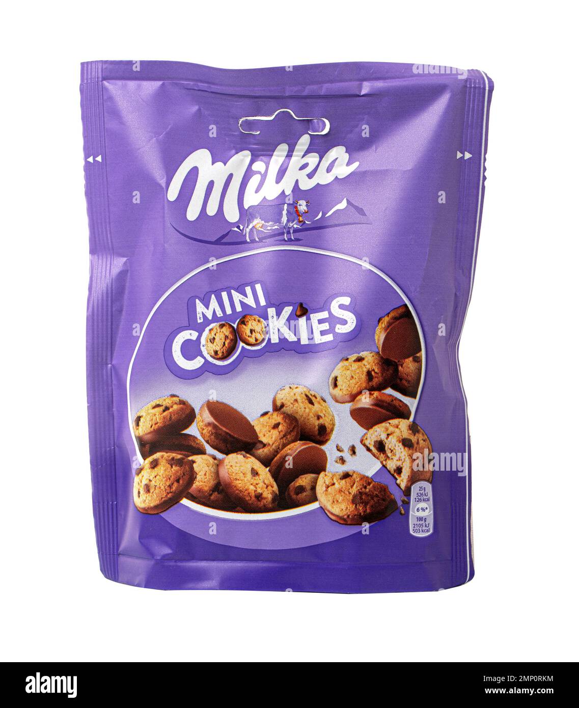 Anapa, Russia - December 19 2022: Milka Mini Cookies isolated against ...