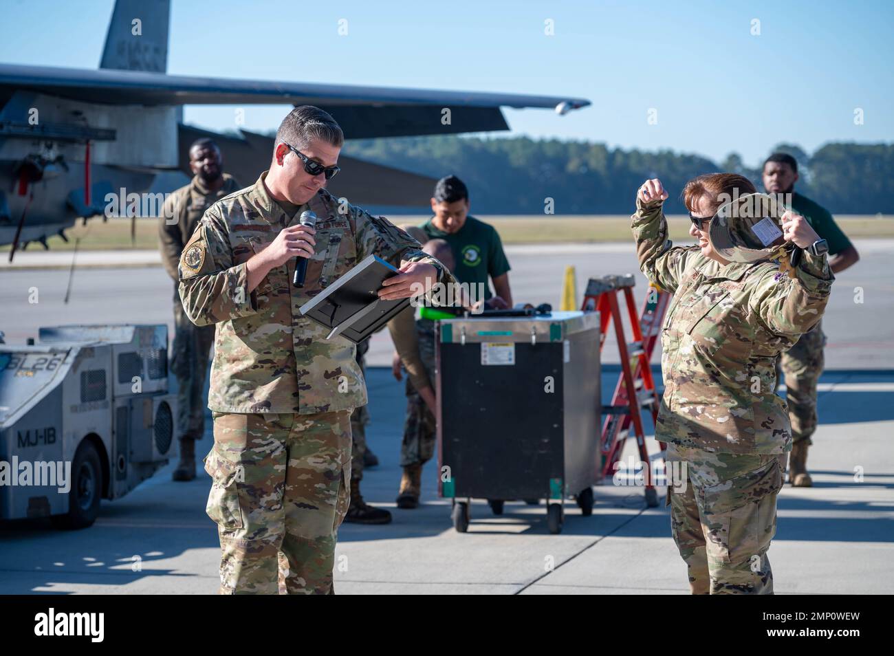 Tech. Sgt. Cody Jurgensmeyer (left), 4th Maintenance Group load ...