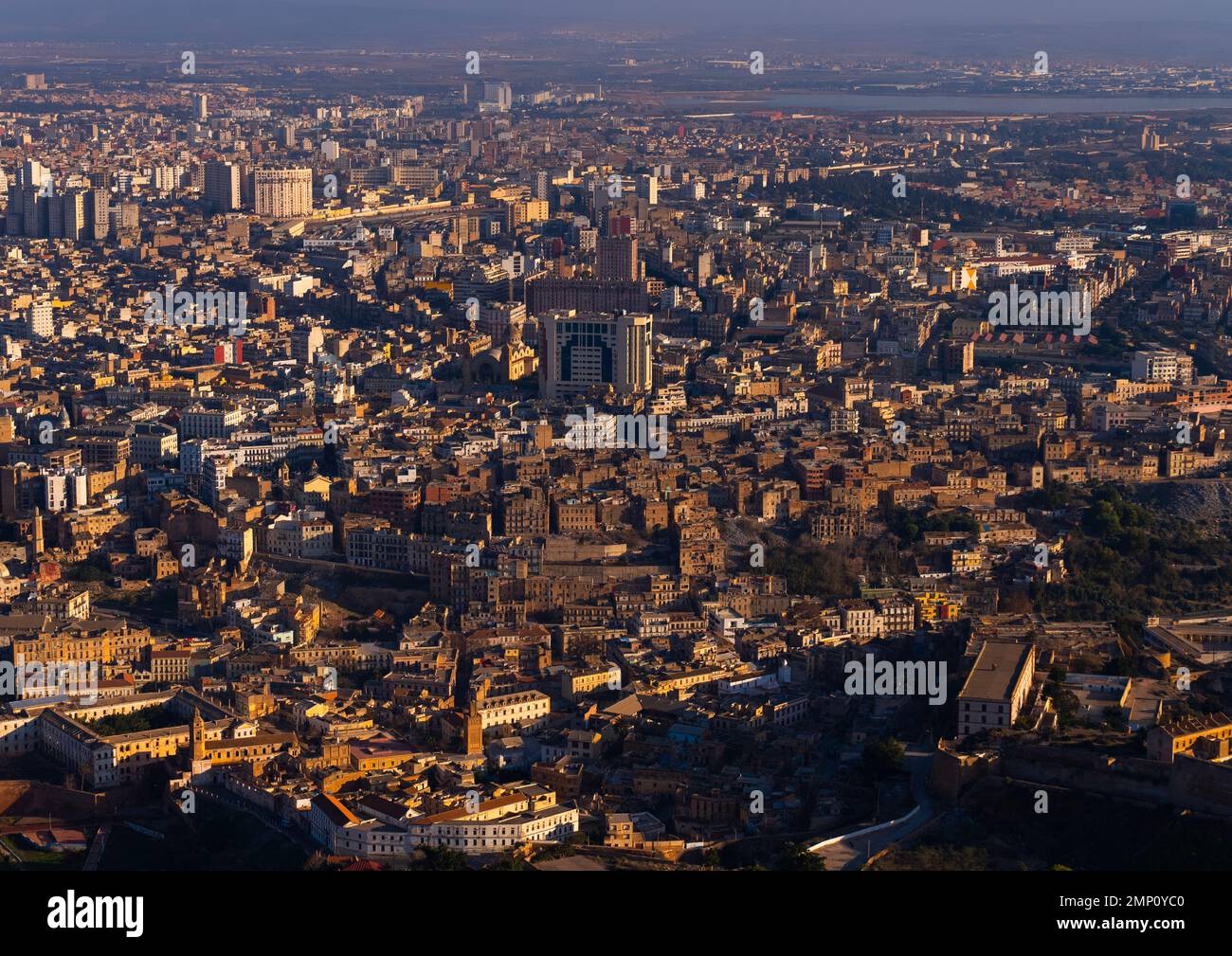 Elevated view of the town, North Africa, Oran, Algeria Stock Photo - Alamy
