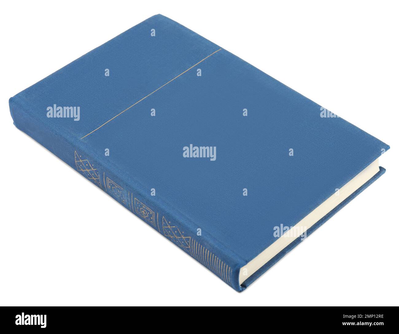 Closed color hardcover book isolated on white Stock Photo - Alamy