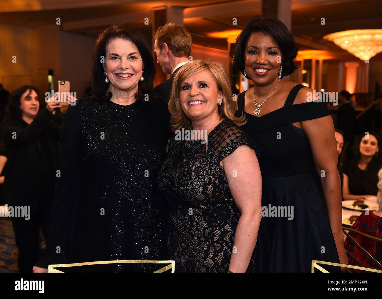 Sherry Lansing, from left, AARP President Lisa Marsh Ryerson, and ...