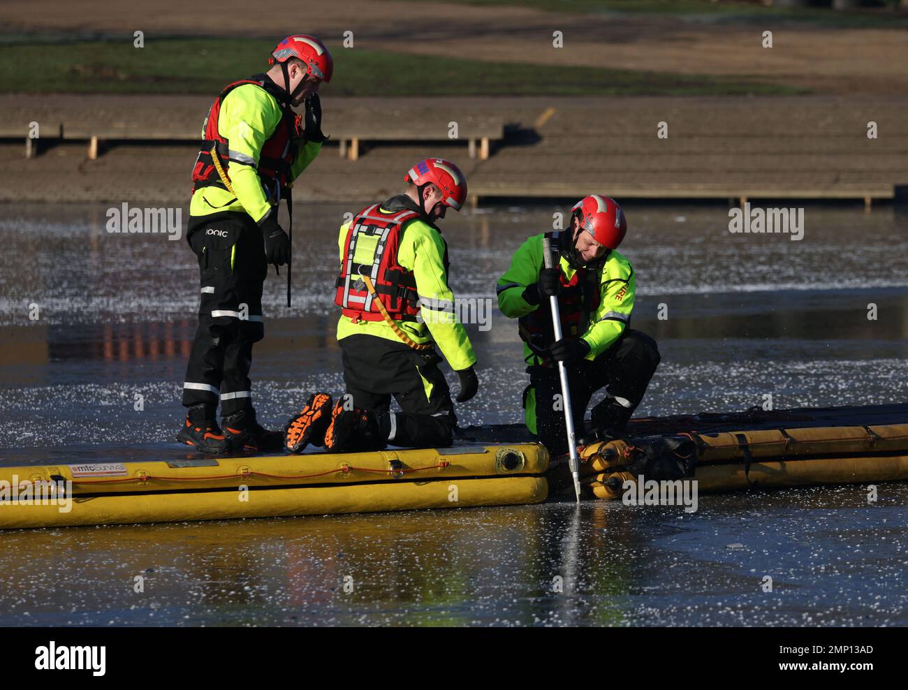 Fire and rescue crews from Stanground and Dogsthorpe White Watch carry ...