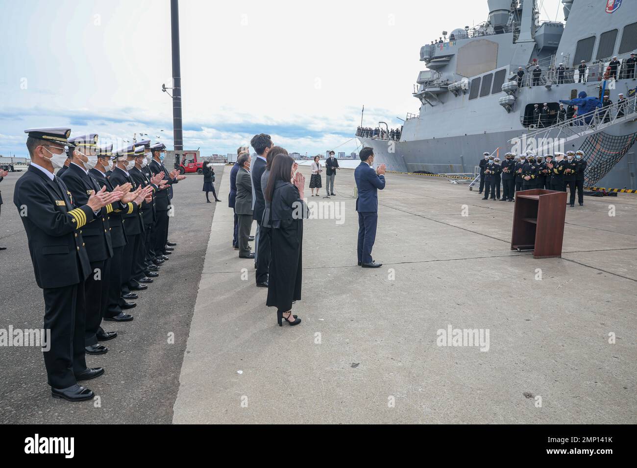 HAKODATE, Japan (Oct. 7, 2022) Members of the Hakodate America-Japan ...