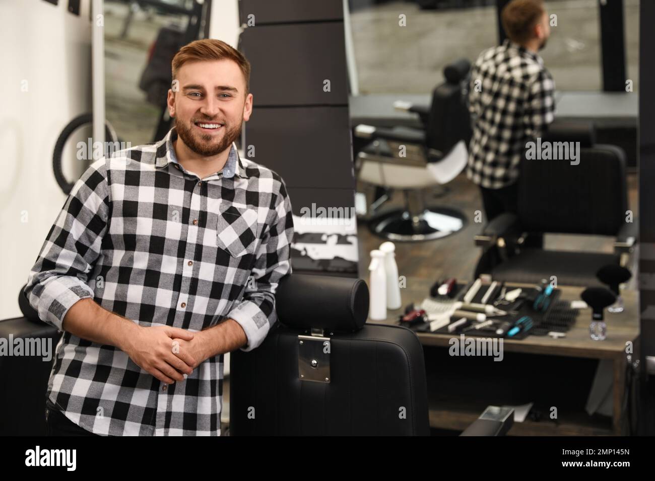 Barber shop business owner hi-res stock photography and images - Alamy
