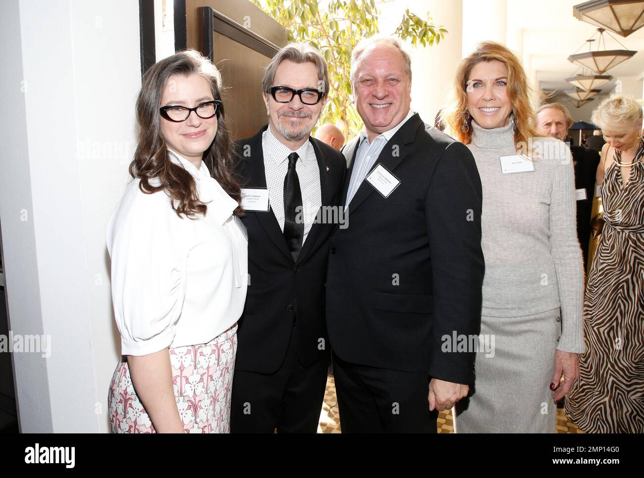 Gisele Schmidt, from left, Gary Oldman, Douglas Urbanski and Diane Wilk ...