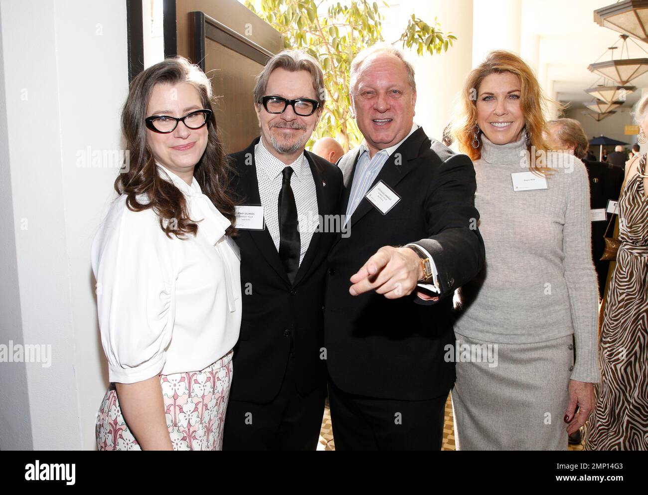 Gisele Schmidt, from left, Gary Oldman, Douglas Urbanski and Diane Wilk ...