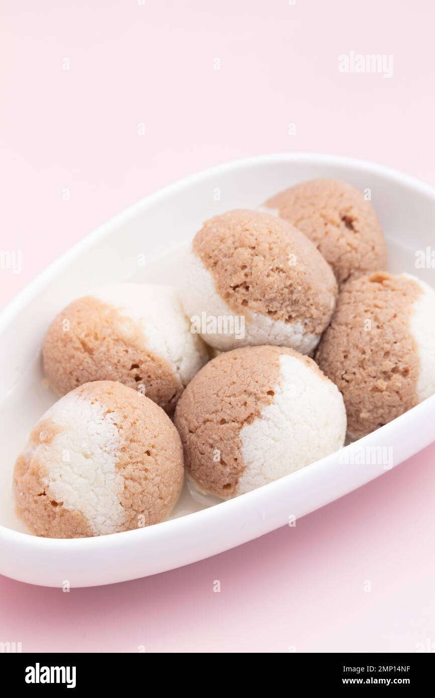 Indian Mithai Chocolate Rasgulla Also Called Choco Gulla, Rasagola ...