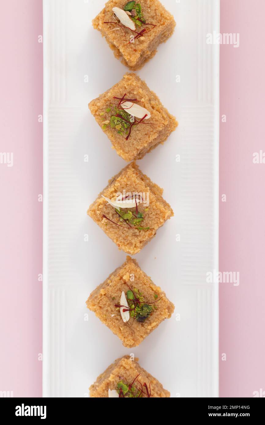 Indian Mithai Gur Chasni Kalakand Also Called Non Centrifugal Cane ...