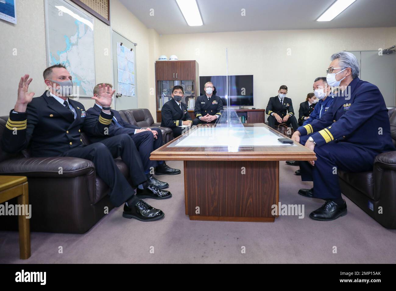 HAKODATE, Japan (Oct. 7, 2022) Cmdr. Marcus Seeger, commanding officer ...