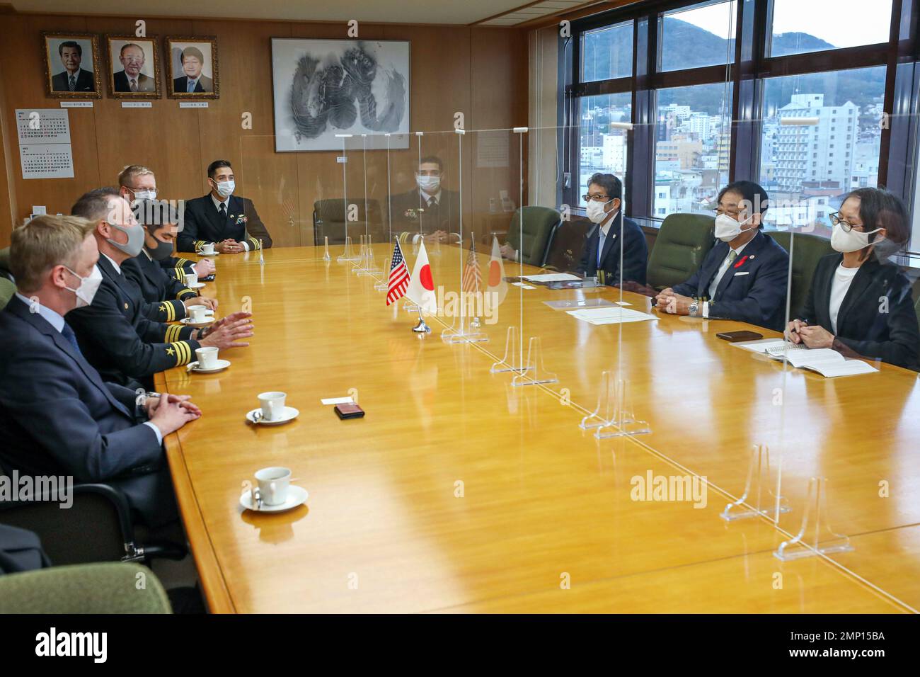 HAKODATE, Japan (Oct. 7, 2022) Cmdr. Marcus Seeger, commanding officer ...