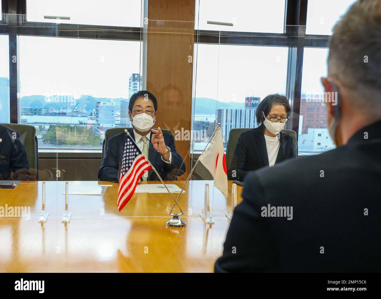 HAKODATE, Japan (Oct. 7, 2022) Cmdr. Marcus Seeger, commanding officer ...