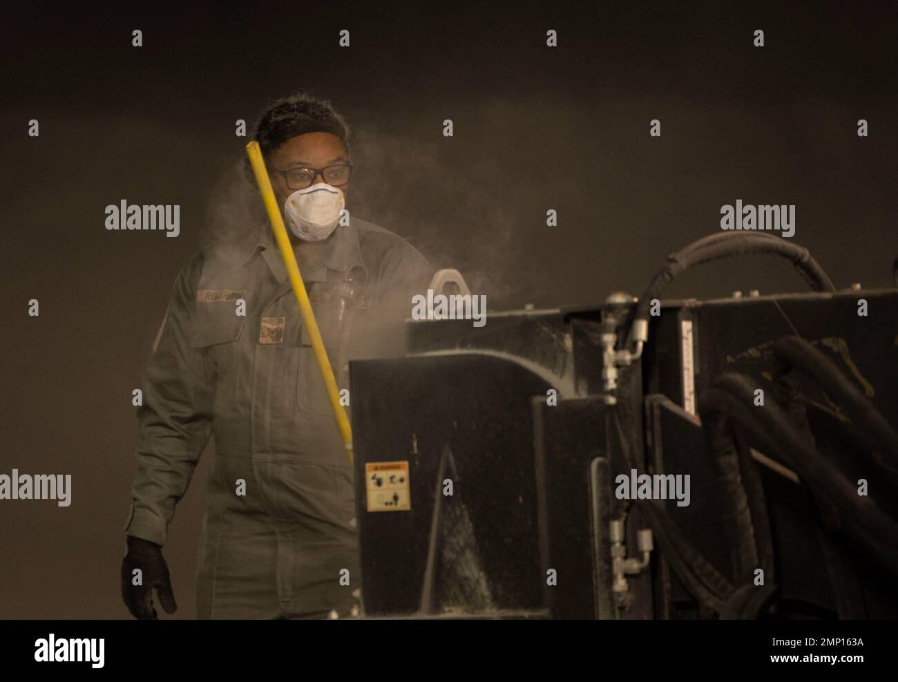 U.S. Air Force Senior Airman Brianna Rogers, 386th Expeditionary Civil ...