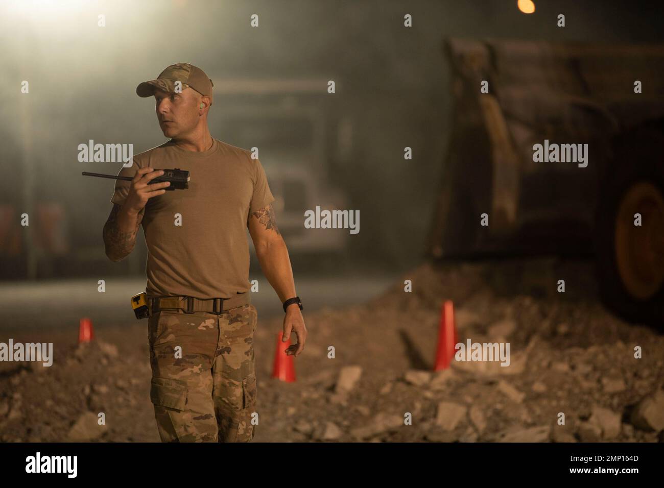 U.S. Air Force Master Sgt. Michael Rich, 386th Expeditionary Civil ...