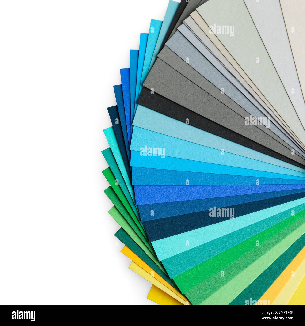 Color palette on white background, top view Stock Photo - Alamy