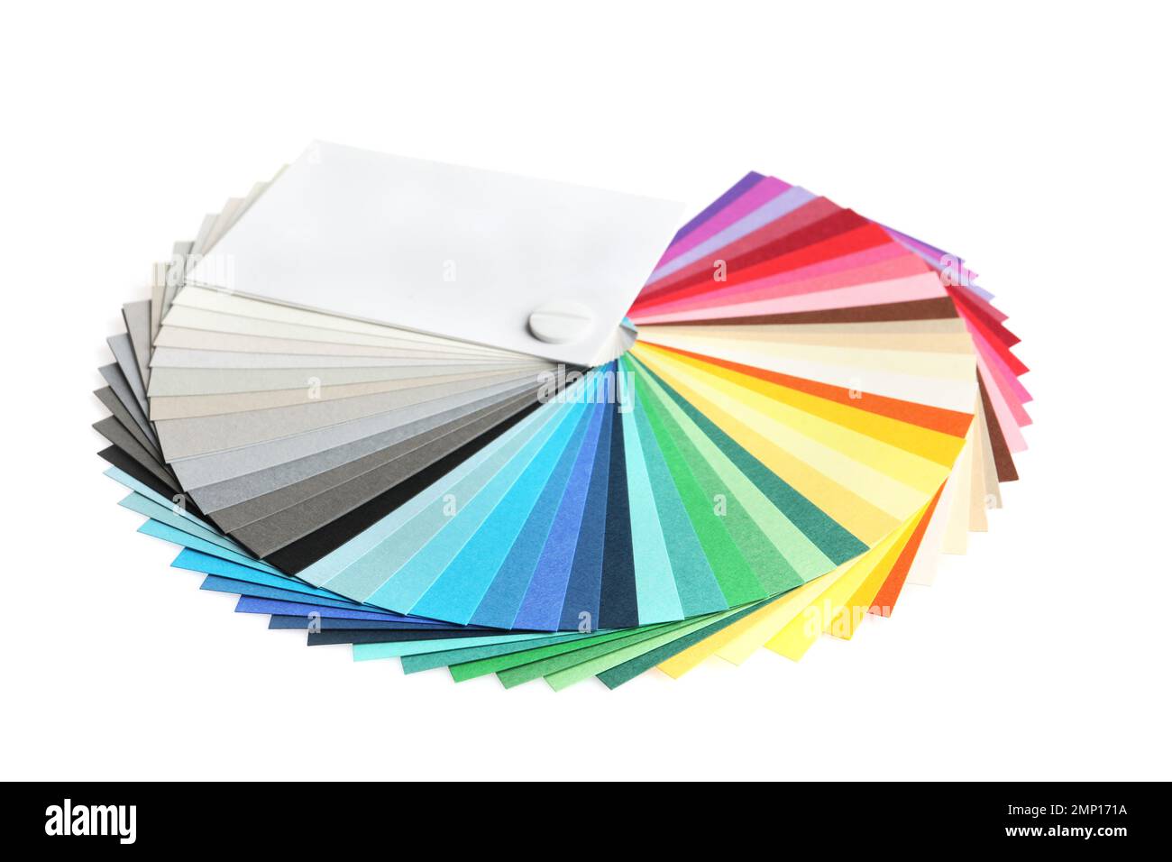 Color palette isolated on white. Professional samples Stock Photo - Alamy