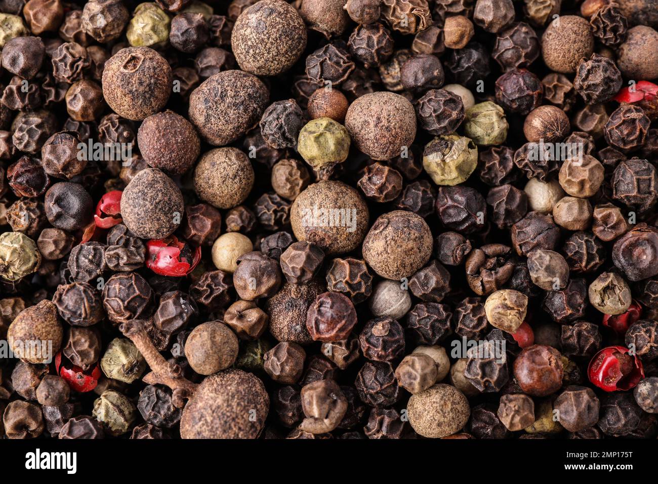 Mix different pepper grains hi-res stock photography and images - Alamy