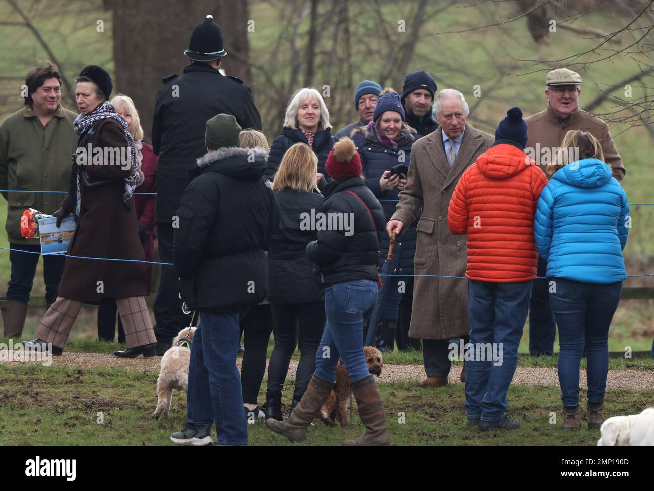British royal family sandringham 2023 hi-res stock photography and ...