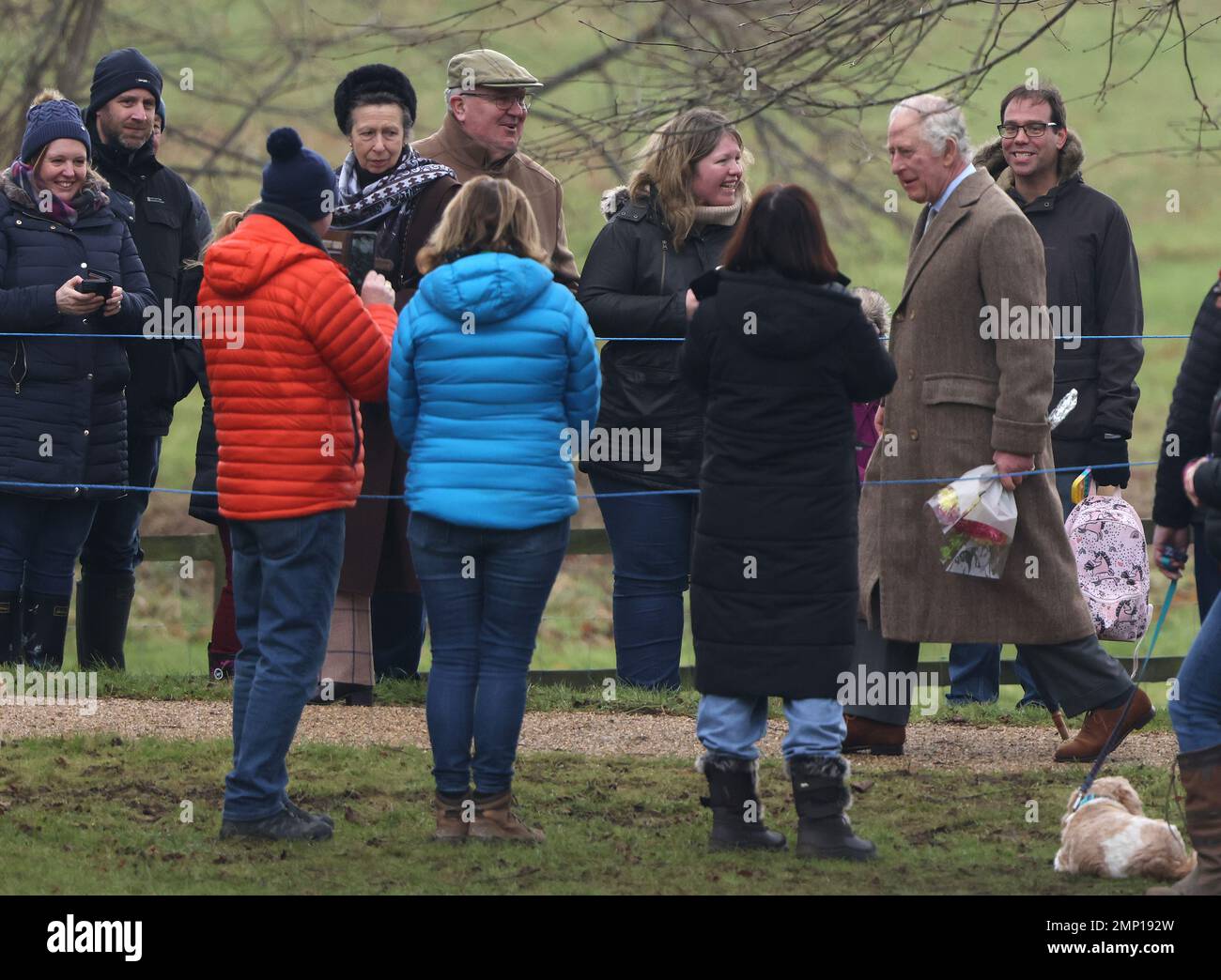 British royal family sandringham 2023 hi-res stock photography and ...