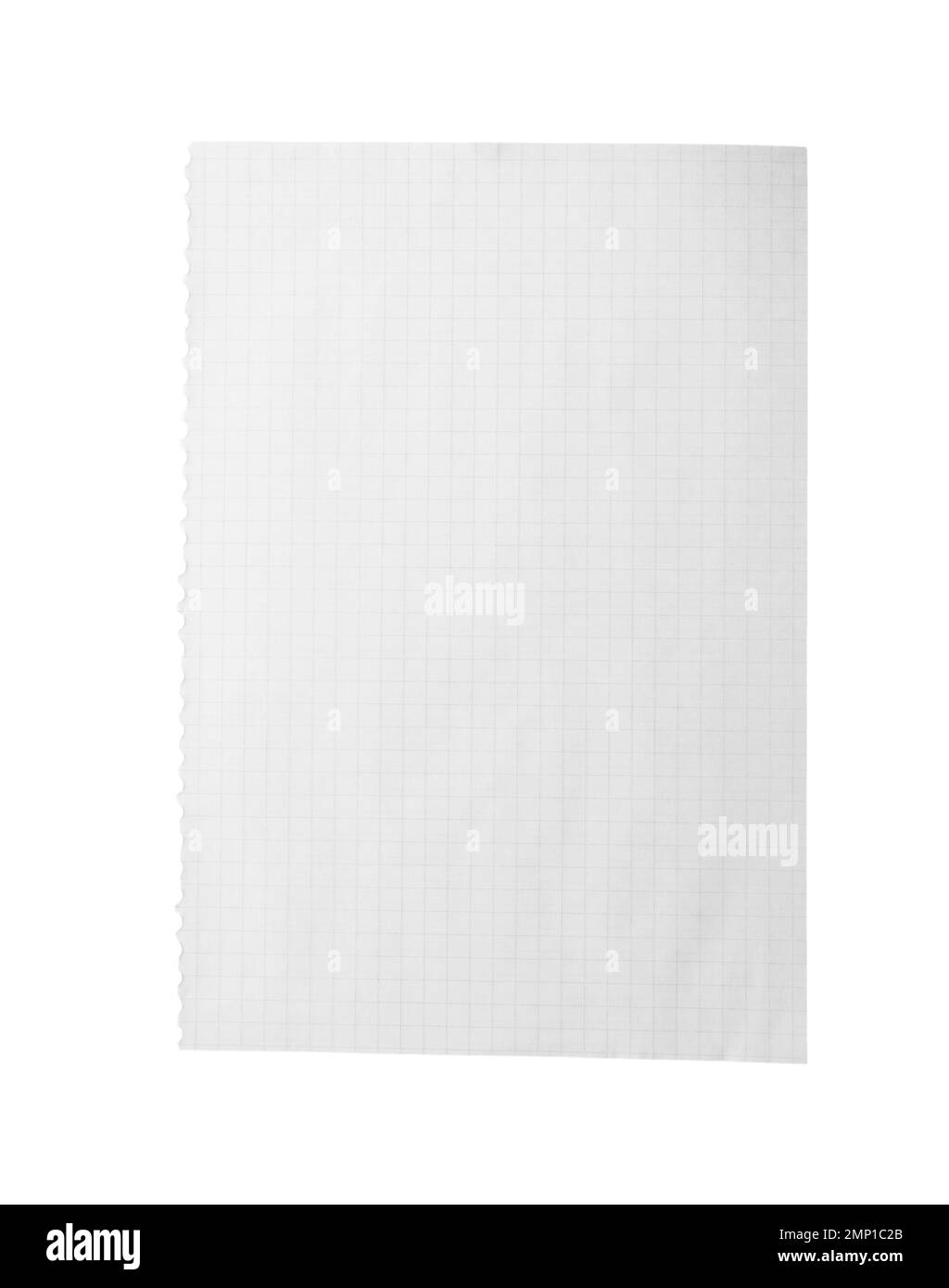 Blank notebook paper isolated on white. Space for design Stock Photo ...