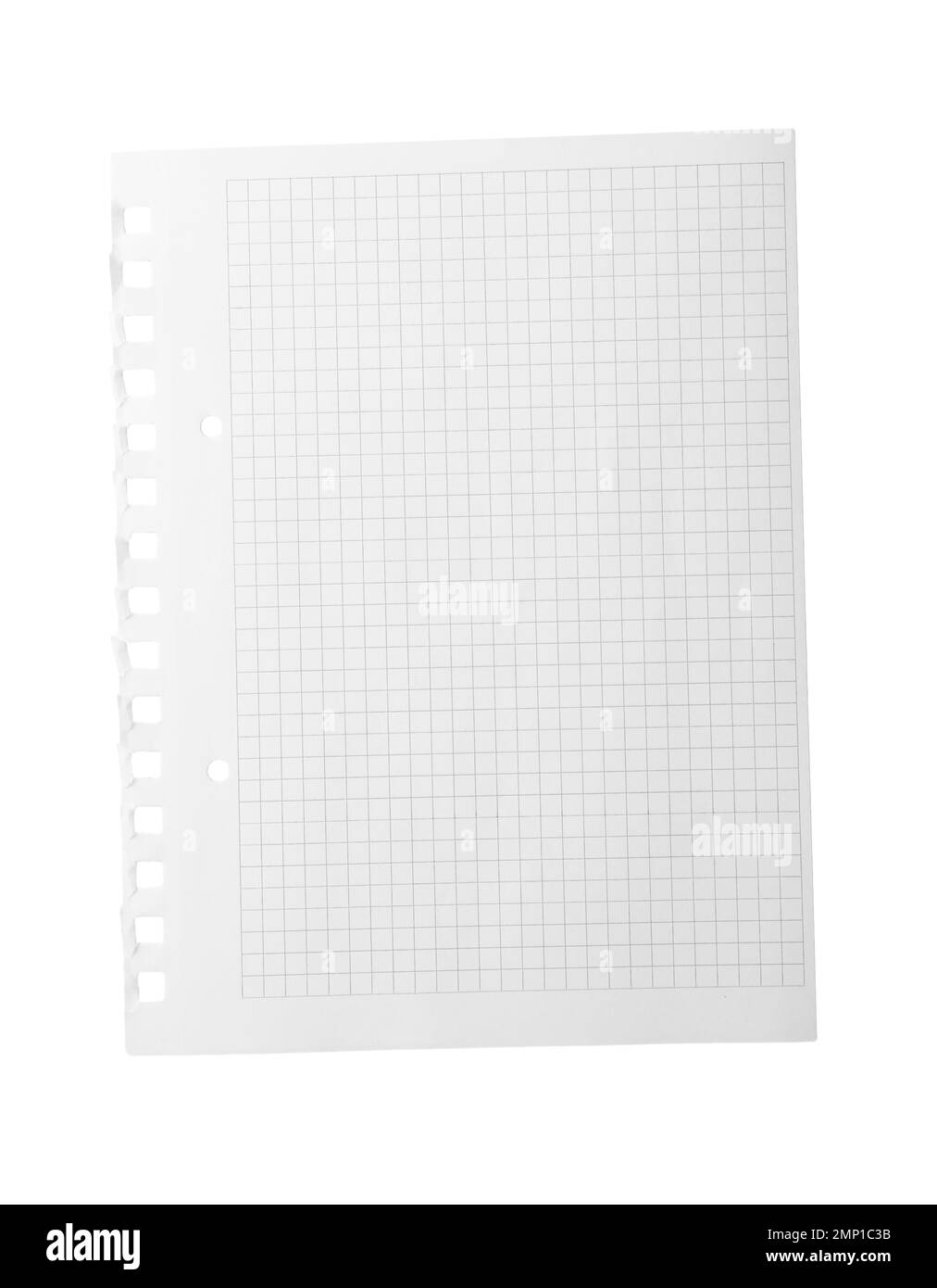 Blank notebook paper isolated on white. Space for design Stock Photo ...