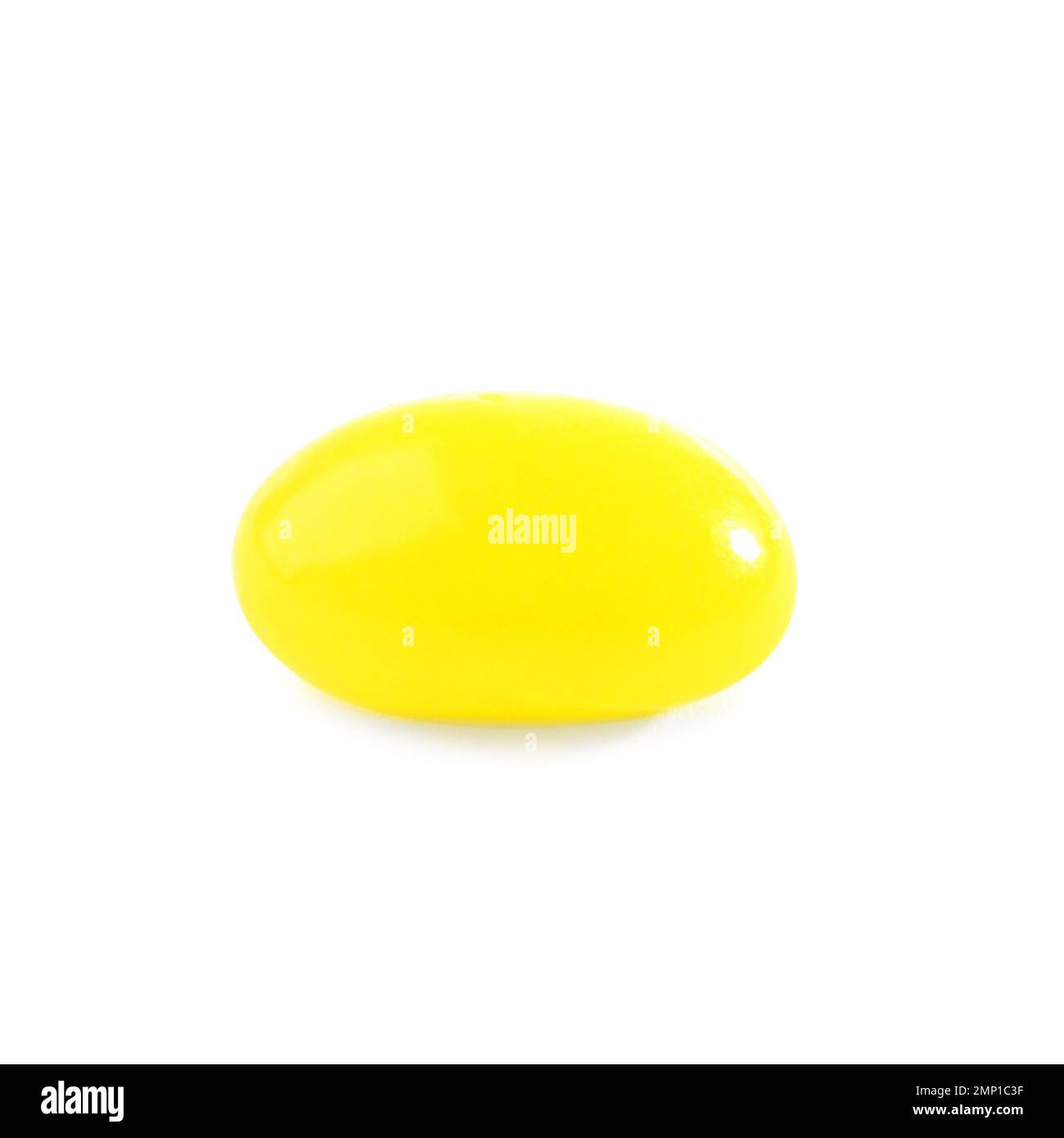 Tasty small lemon drop isolated on white Stock Photo - Alamy