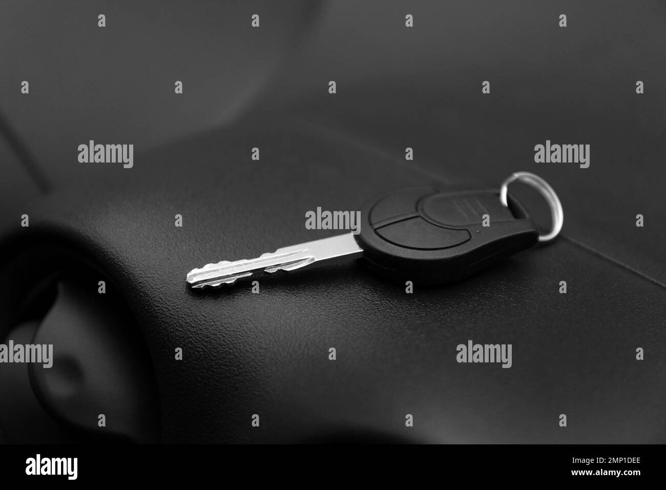 Key in new modern automobile. Car buying Stock Photo - Alamy