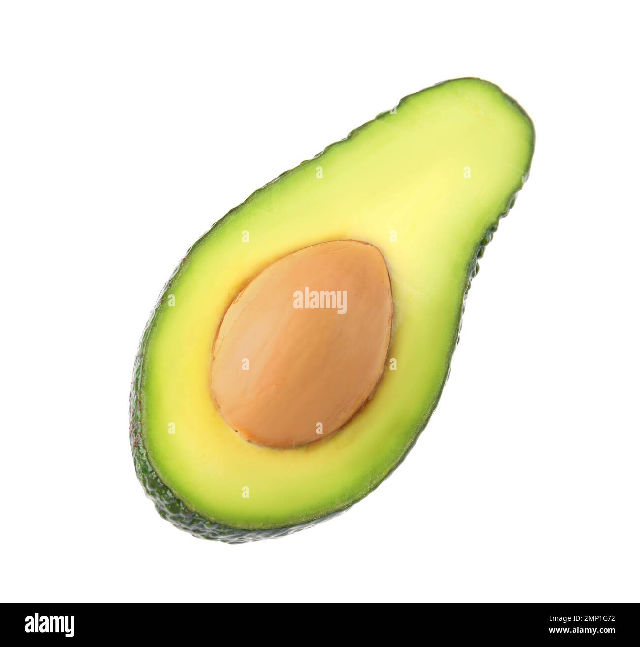 Tasty ripe avocado isolated on white. Tropical fruit Stock Photo - Alamy