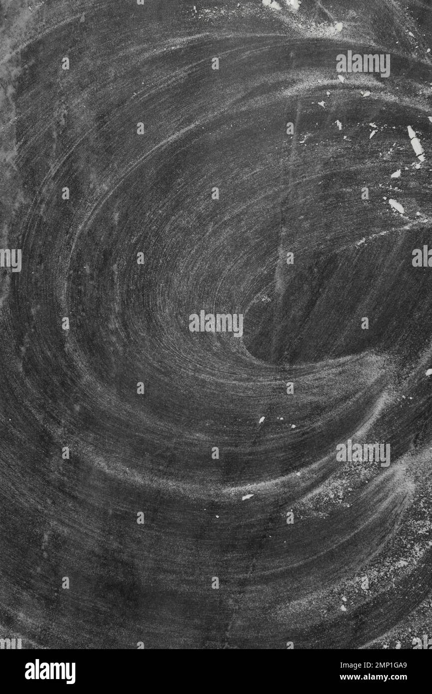 Flour on grey marble table, top view Stock Photo - Alamy