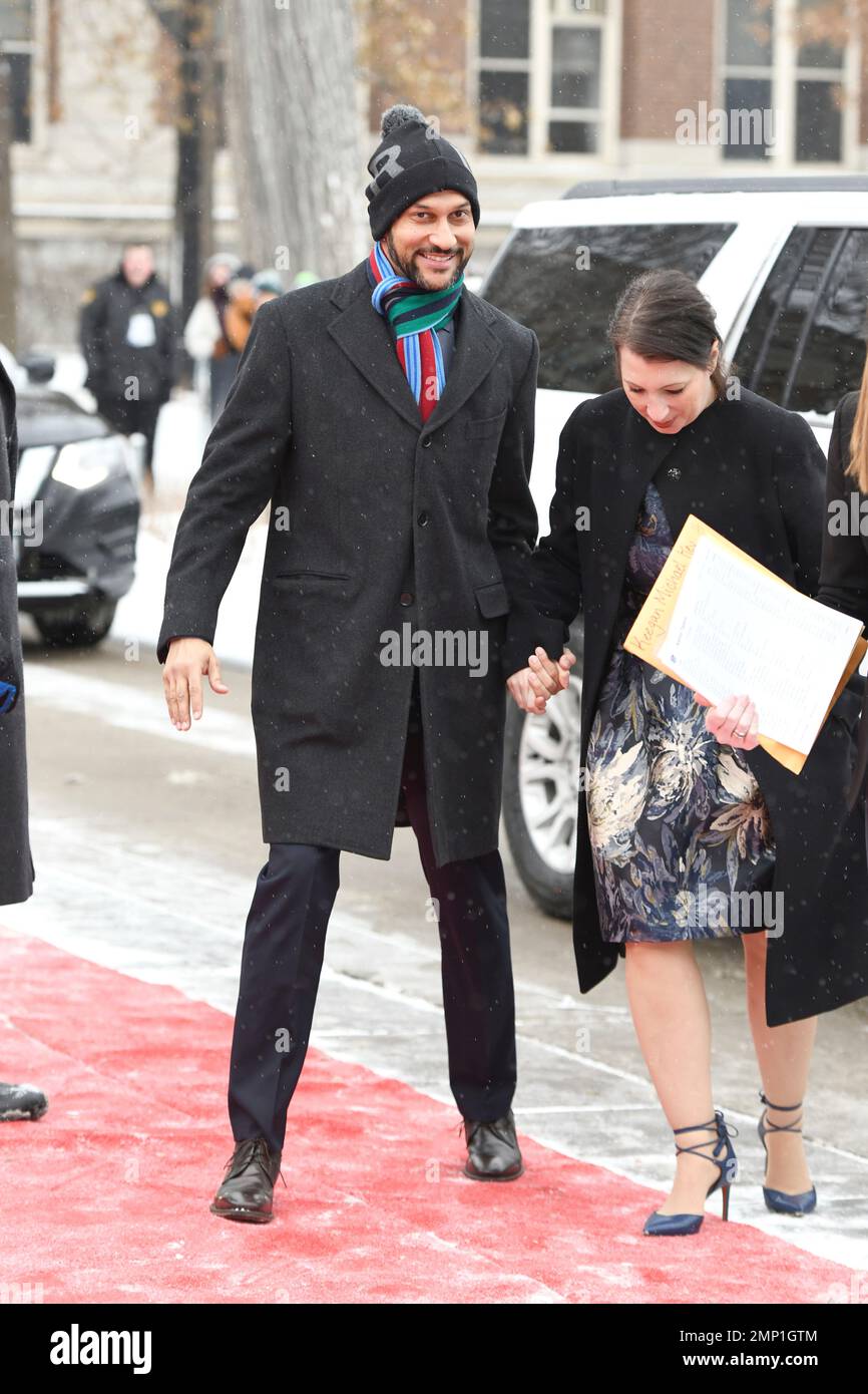 Keegan-Michael Key, left, and Elisa Pugliese arrive at the 7th Annual ...