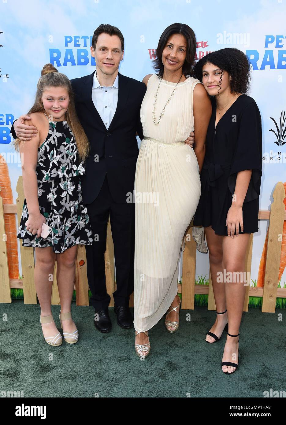 Will Gluck arrives with his family at the world premiere of "Peter ...
