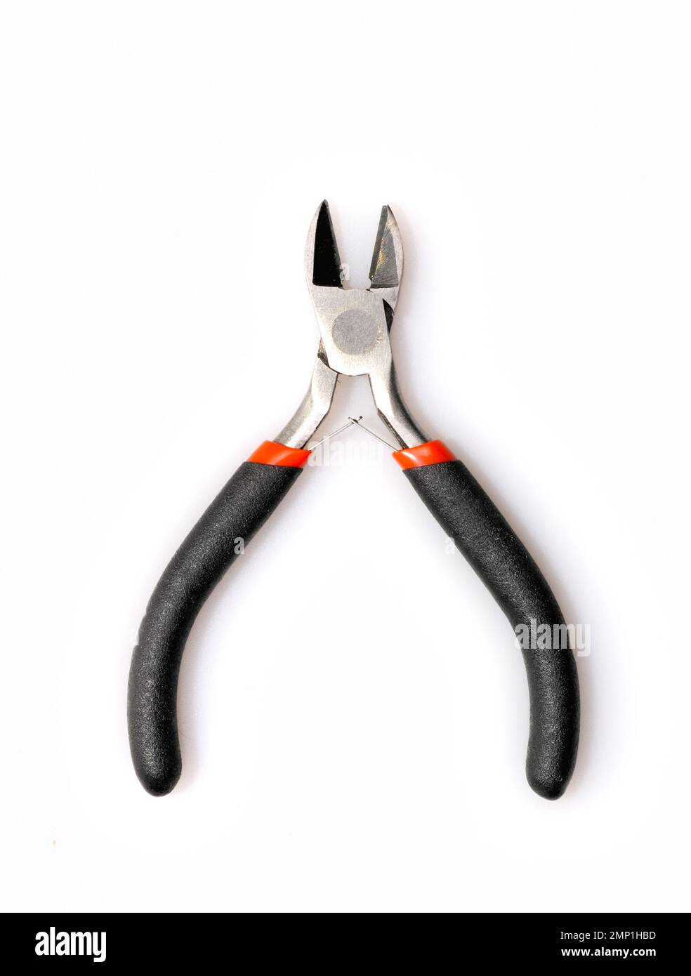 Nippers or diagonal cutting pliers. Wire cutter or flush nippers. Side ...