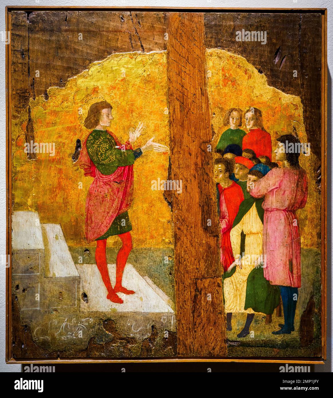 Sermon of a Holy Knight by unknown painter in the circle of Lazzaro ...