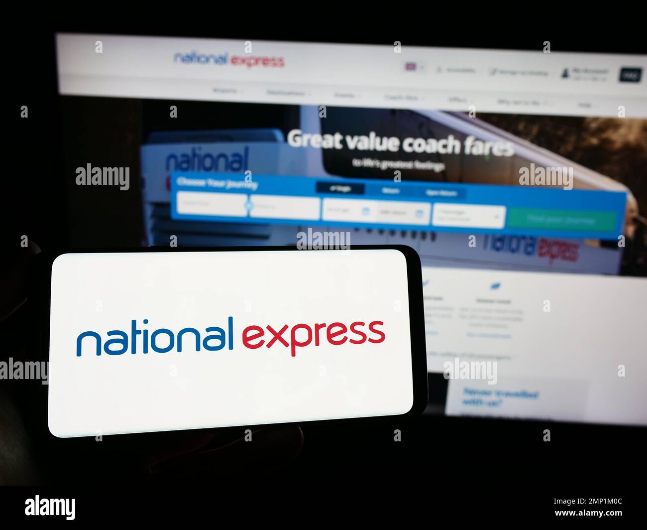 National express logo hi-res stock photography and images - Alamy