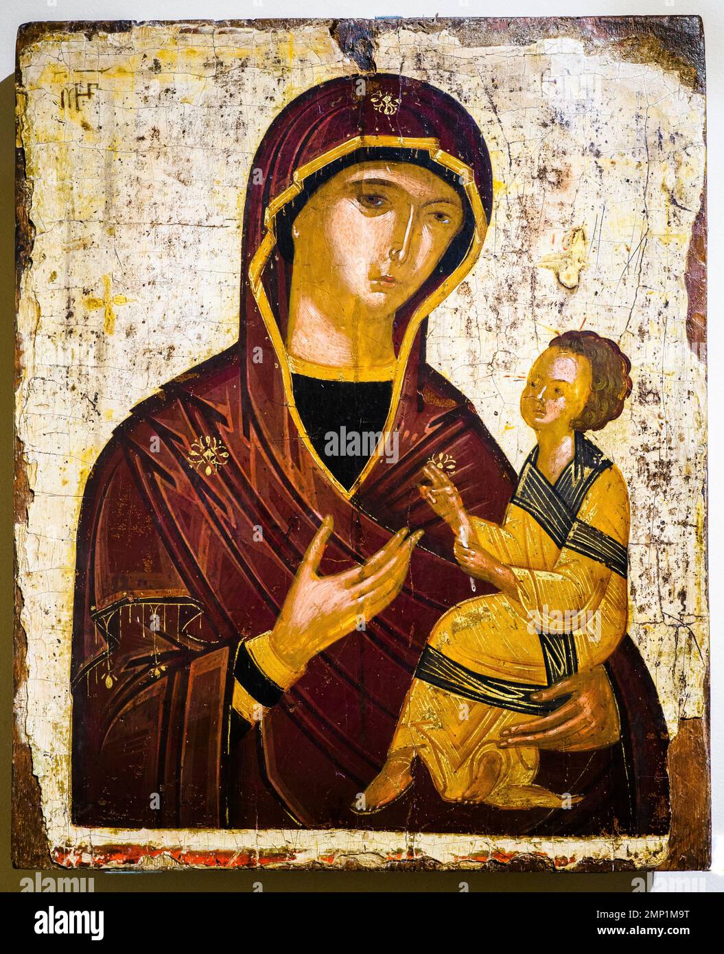 Byzantine Art Madonna And Child