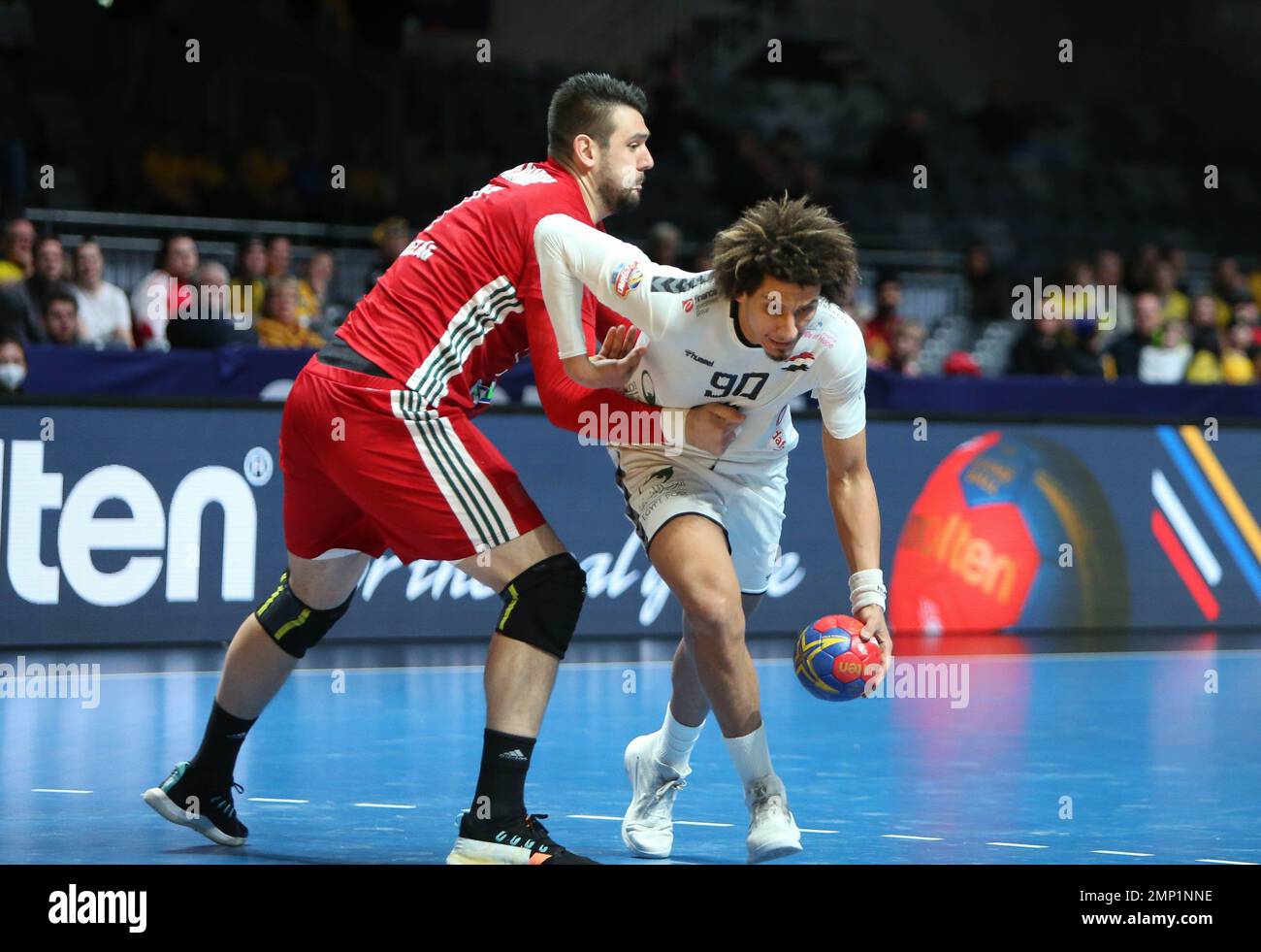 Ali Mohamed of Egypt during the IHF Men's World Championship 2023 ...