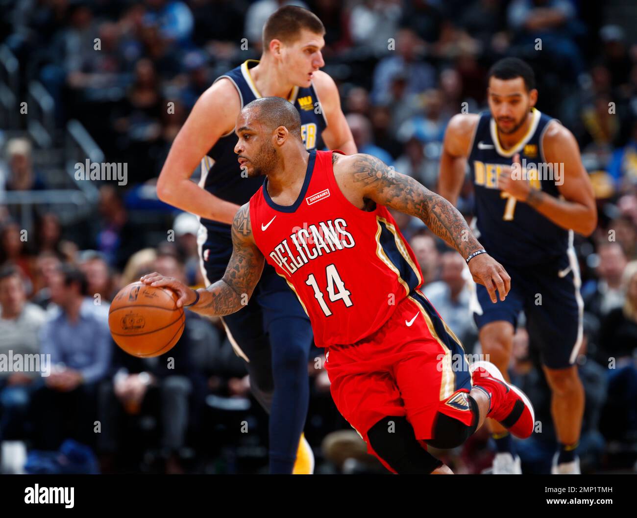 FILE- In this Dec. 15, 2017, file photo, New Orleans Pelicans guard ...