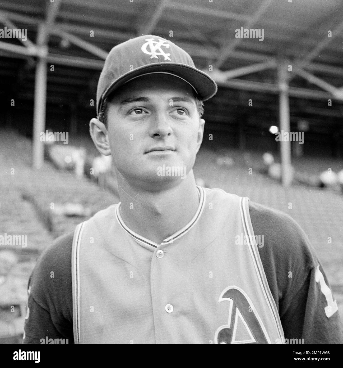 Ken Harrelson of the Kansas City Athletics is pictured prior to the ...